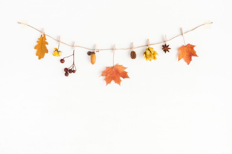 Fall Garland Decor Ideas * The Holidaze Craze