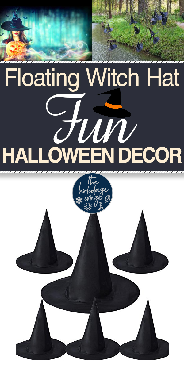 Floating Witch Hat Lights-Fun Halloween Decor * The Holidaze Craze